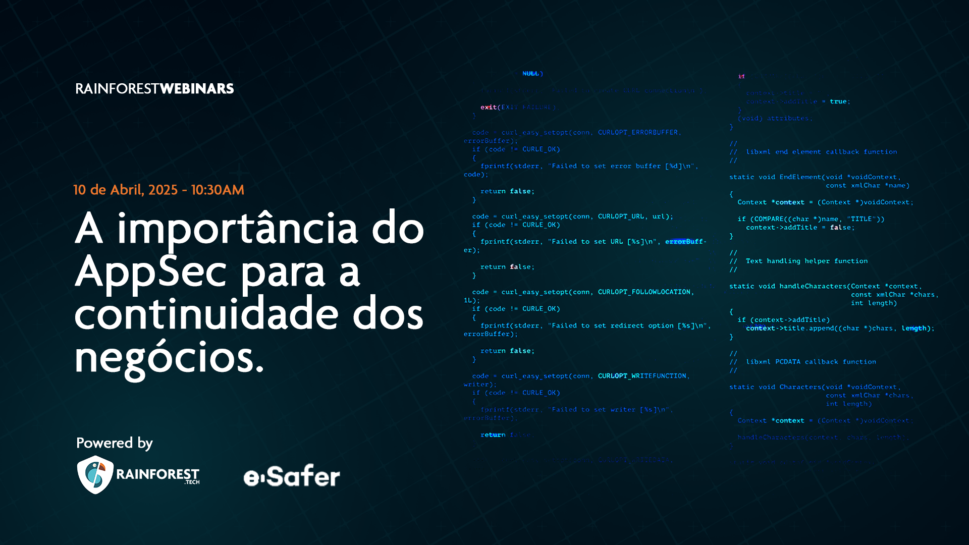 Webinar: A importância do AppSec para a continuidade dos negócios ...